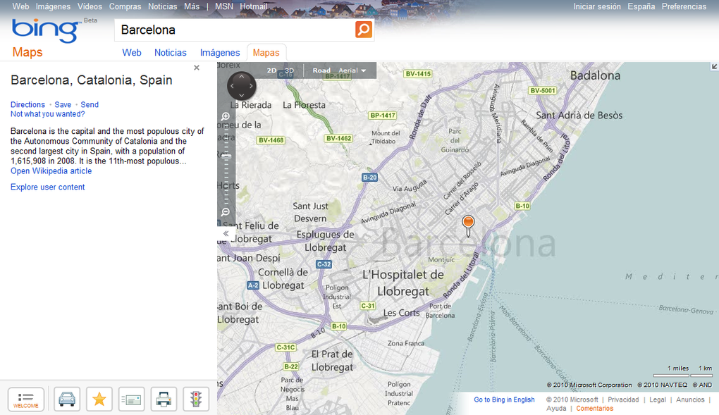 Bing Maps Online