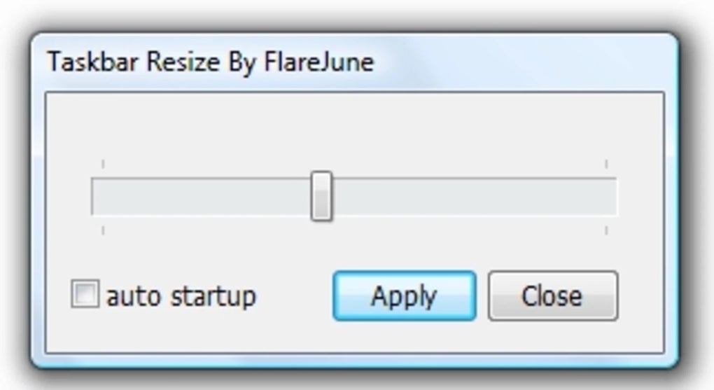Taskbar Resize Tool for Vista - Download Taskbar Resize Tool for Vista - Download