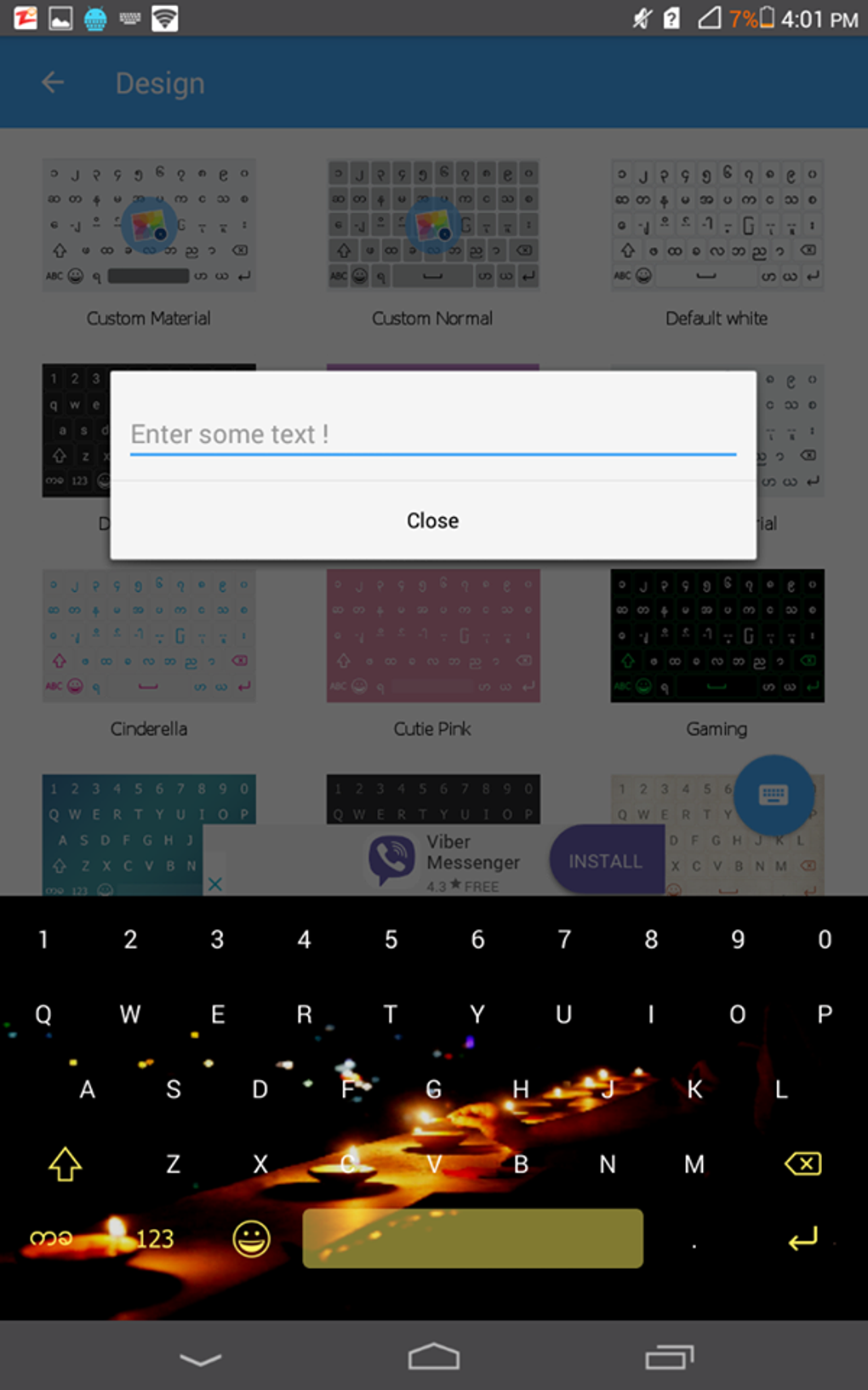 Frozen Keyboard - Myanmar APK for Android - Download