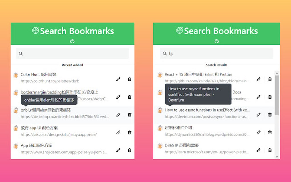 bookmark-search para Google Chrome - Extensión Descargar