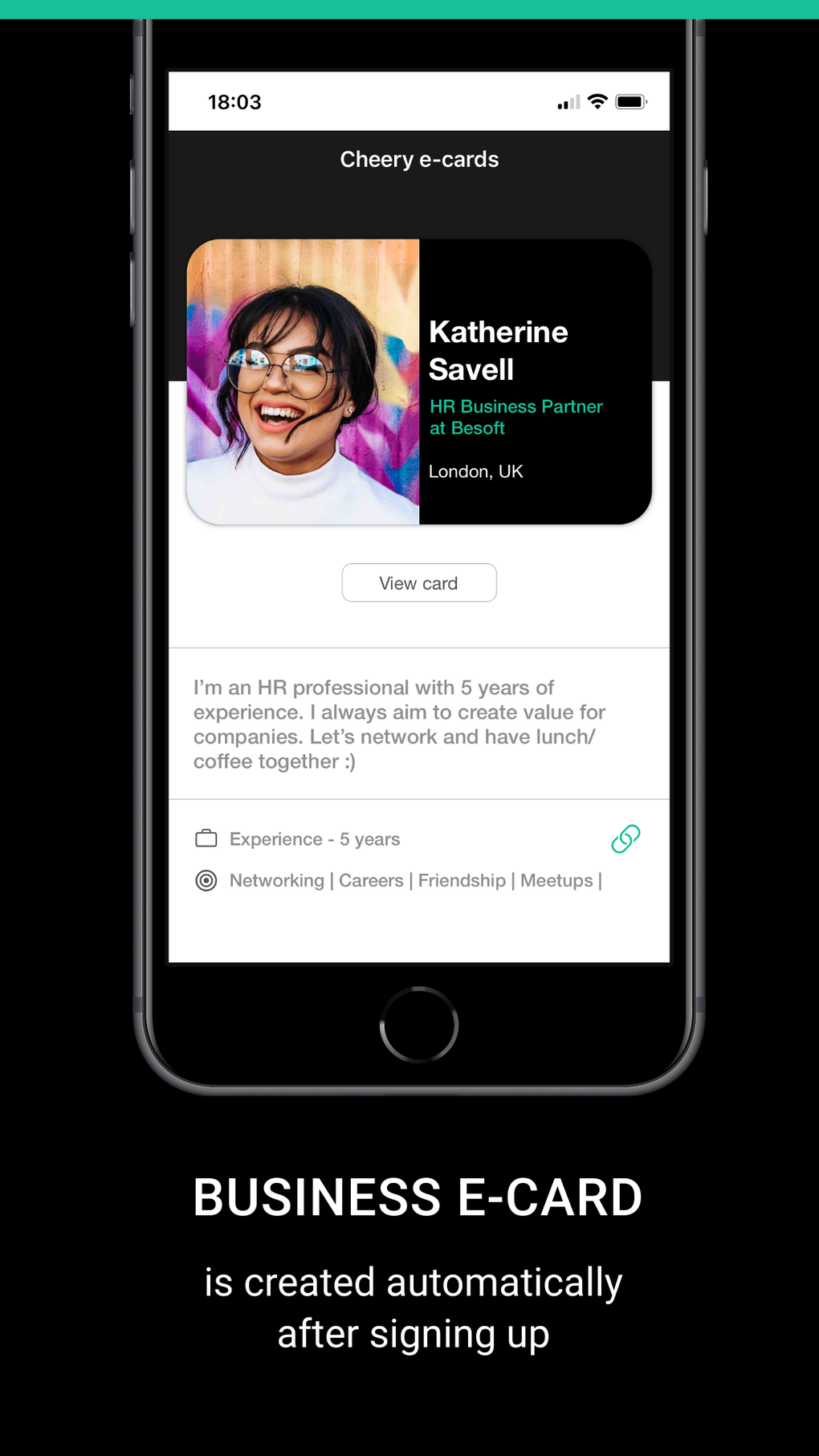 Cheery Network Business Card para iPhone - Descargar