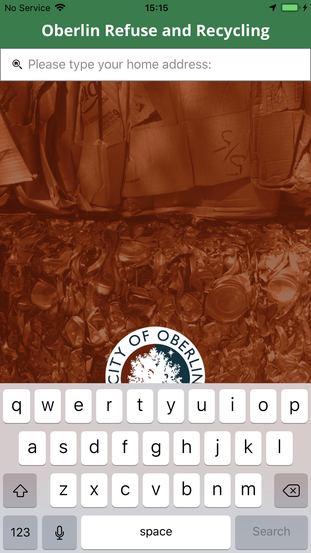 Oberlin Refuse and Recycling para iPhone - Download