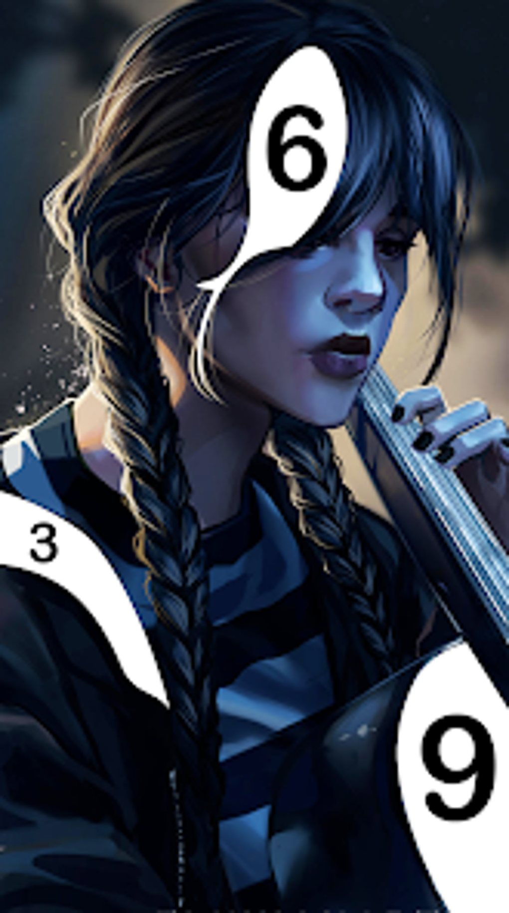 Android 용 Wednesday Addams Coloring Book - 다운로드