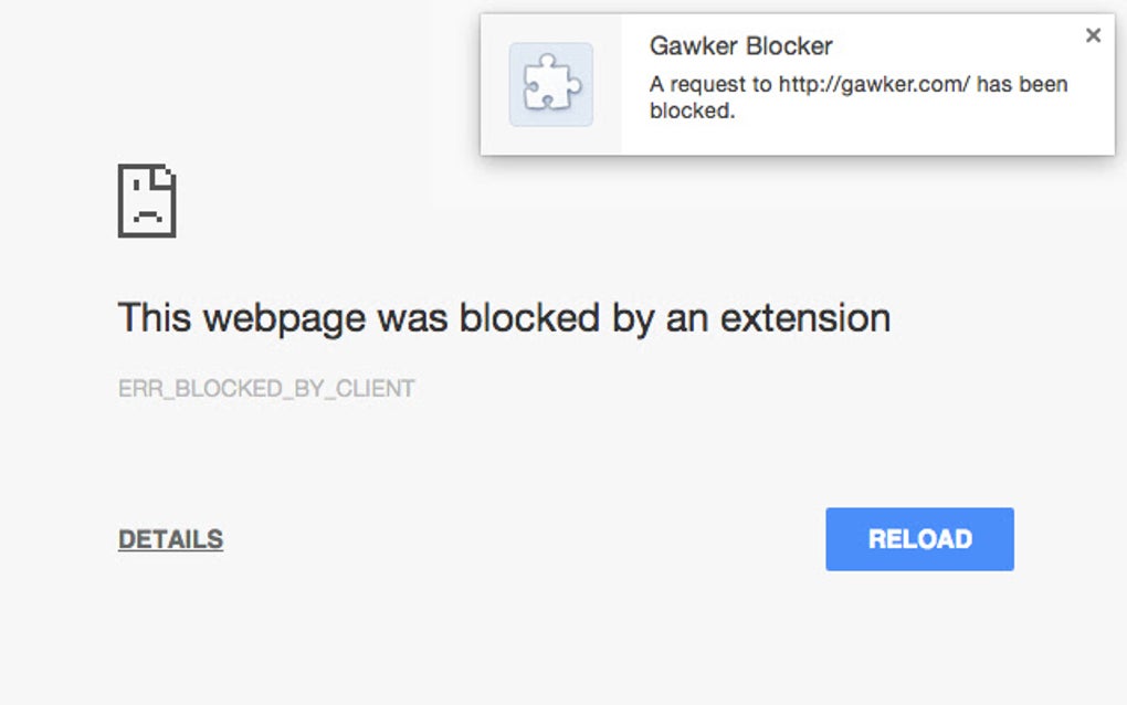 Gawker Blocker Google Chrome 용 - 확장 프로그램 다운로드