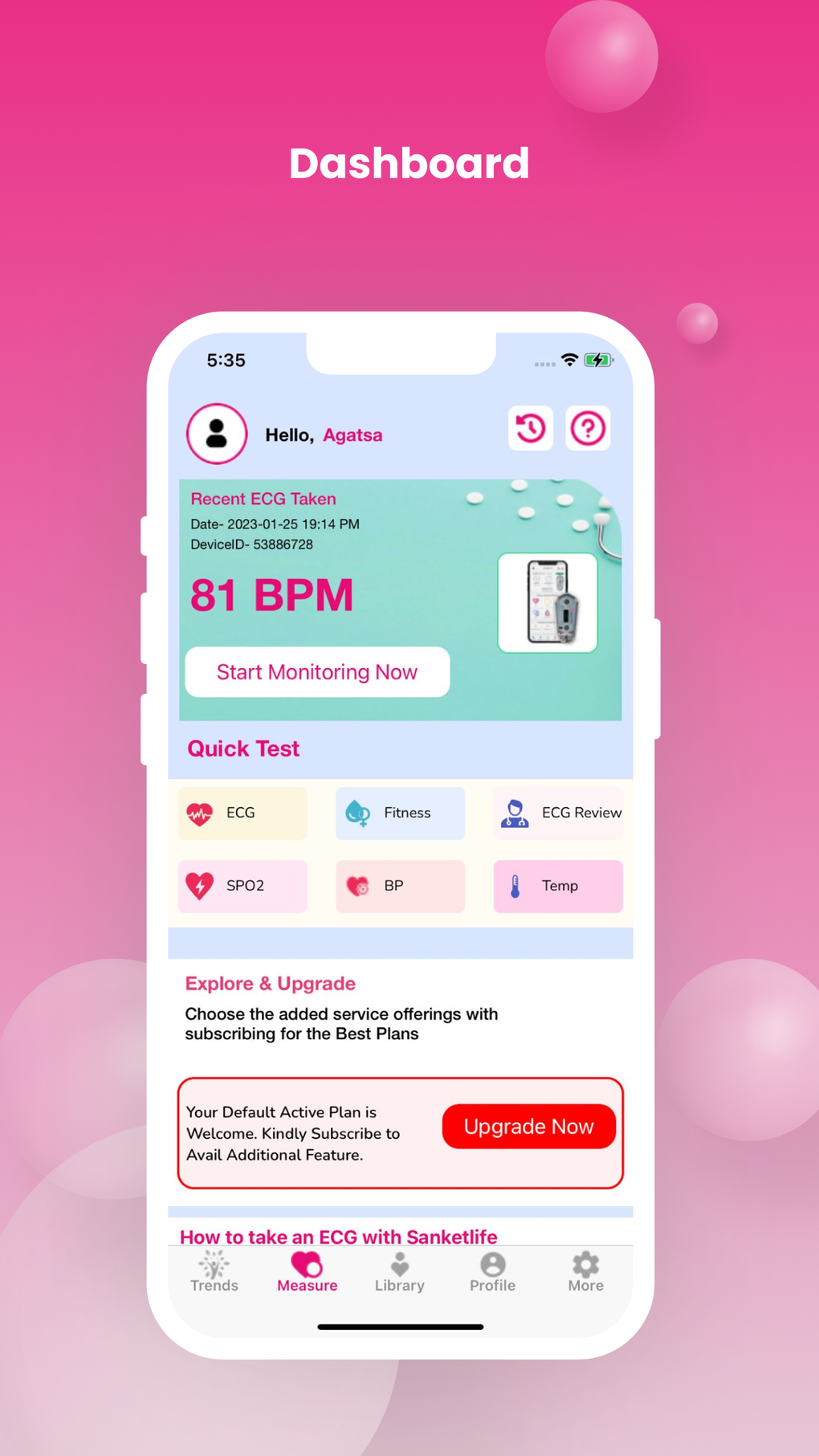 Sanket Life-ECGStressFitness para iPhone - Descargar