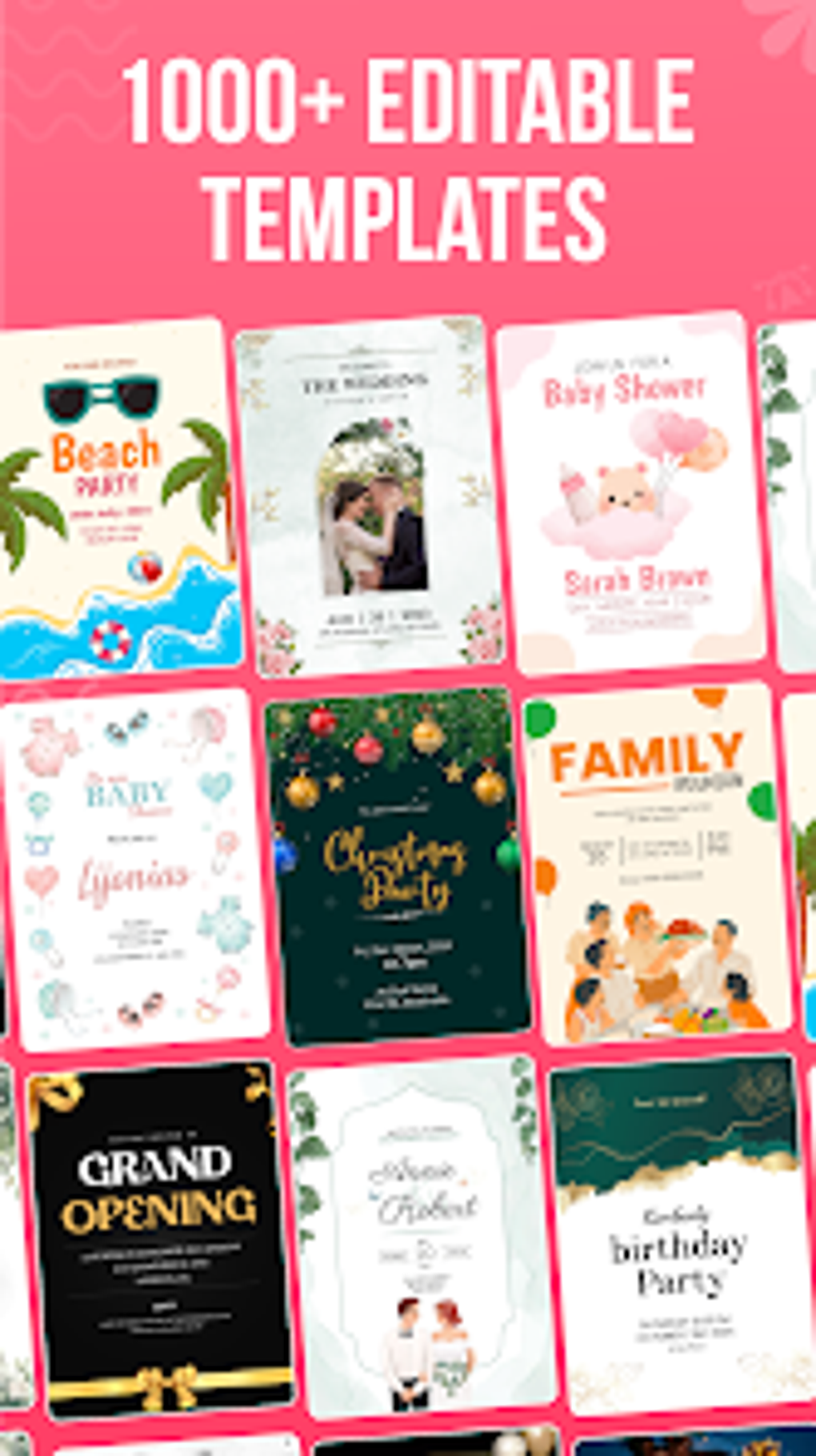 Invitation Maker Card Maker per Android - Download