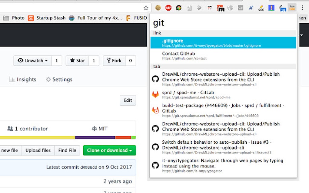 typegator per Google Chrome - Estensione Download