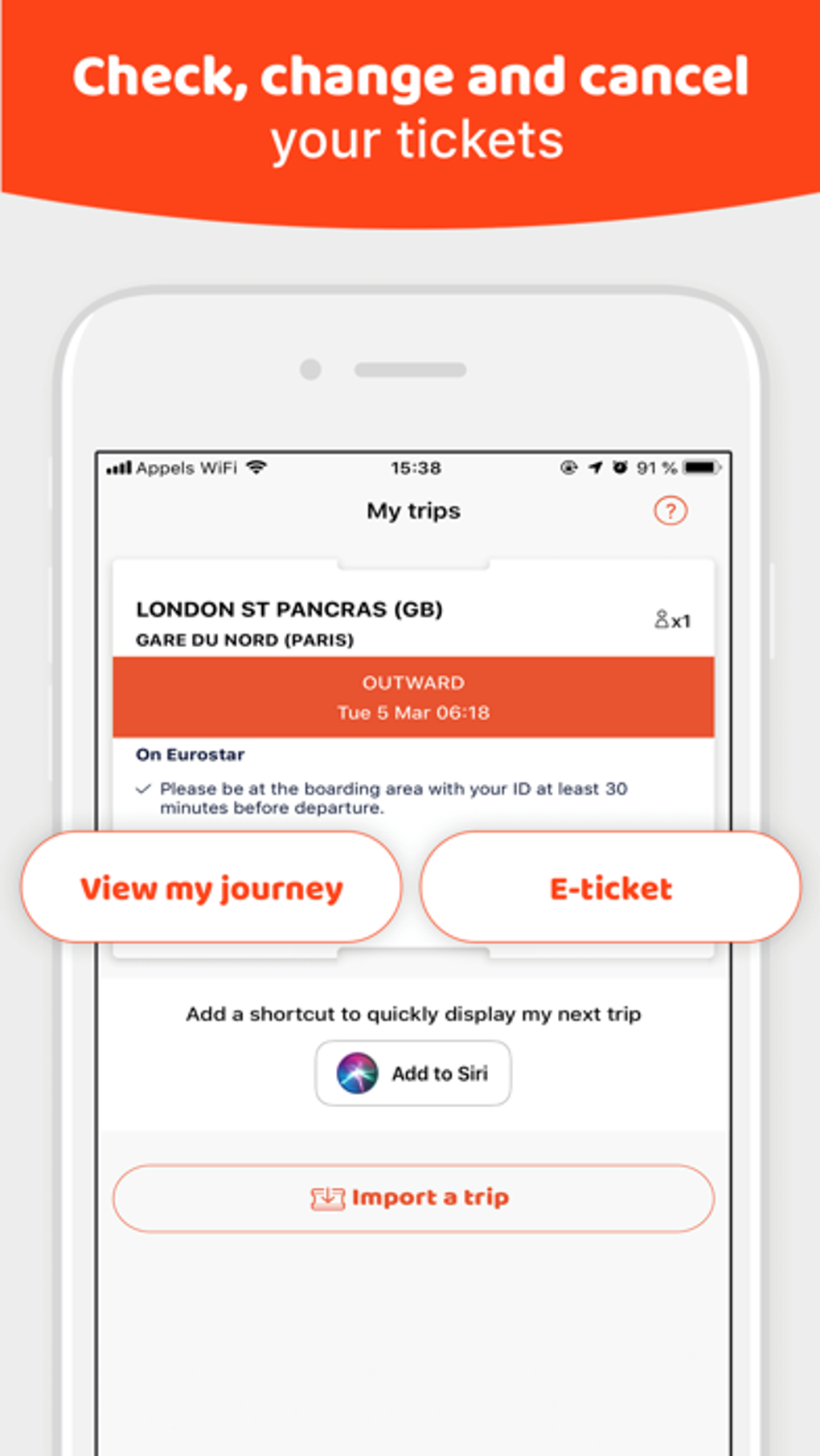OUI.sncf: Train Bus tickets für iPhone - Download