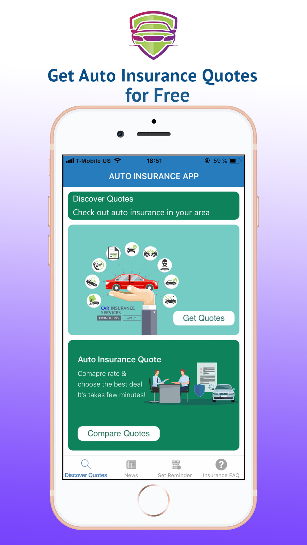 Auto Insurance App para iPhone - Descargar