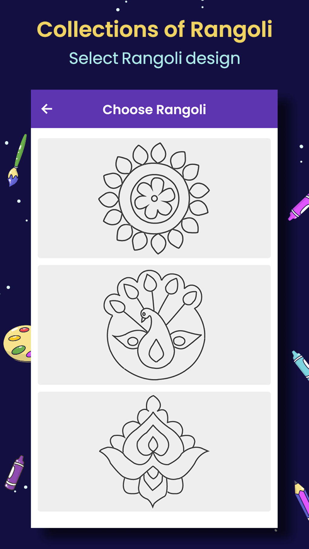 Draw Rangoli Step By Step for Android - Download