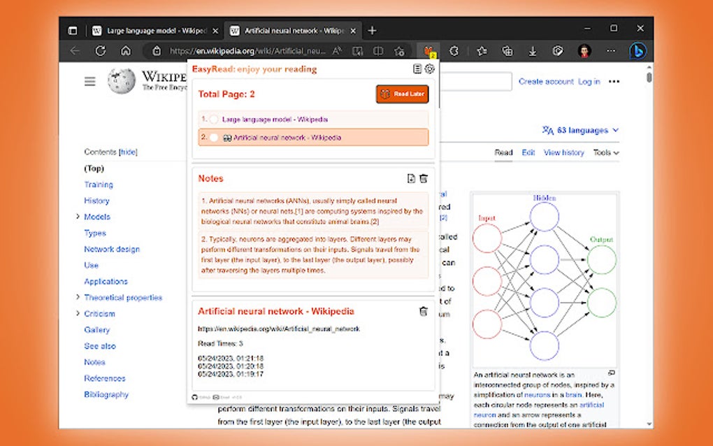 EasyRead para Google Chrome - Extensión Descargar