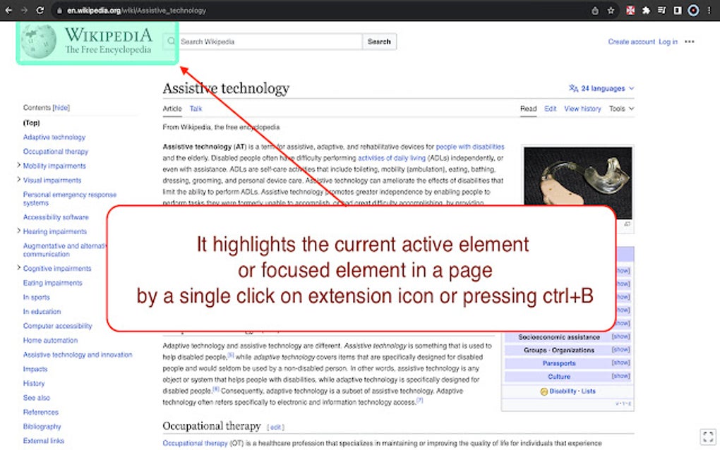 Highlight Focus for Google Chrome - Extension Download