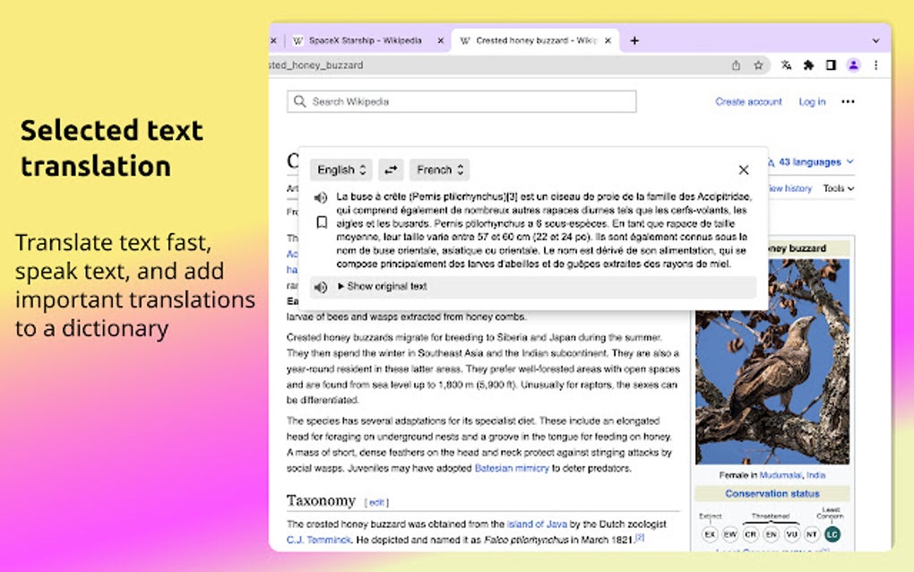 Linguist - web pages translator Google Chrome 용 - 확장 프로그램 다운로드