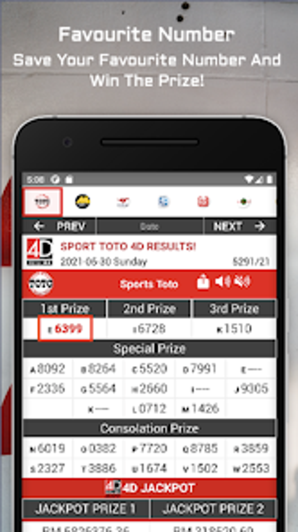 TOTO 4D Live 4D Results Android TOTO 4D Live 4D Results Android