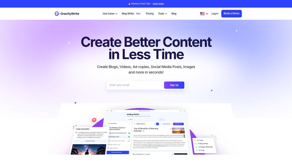 GravityWrite for AI Writing assistant: review, features & use cases