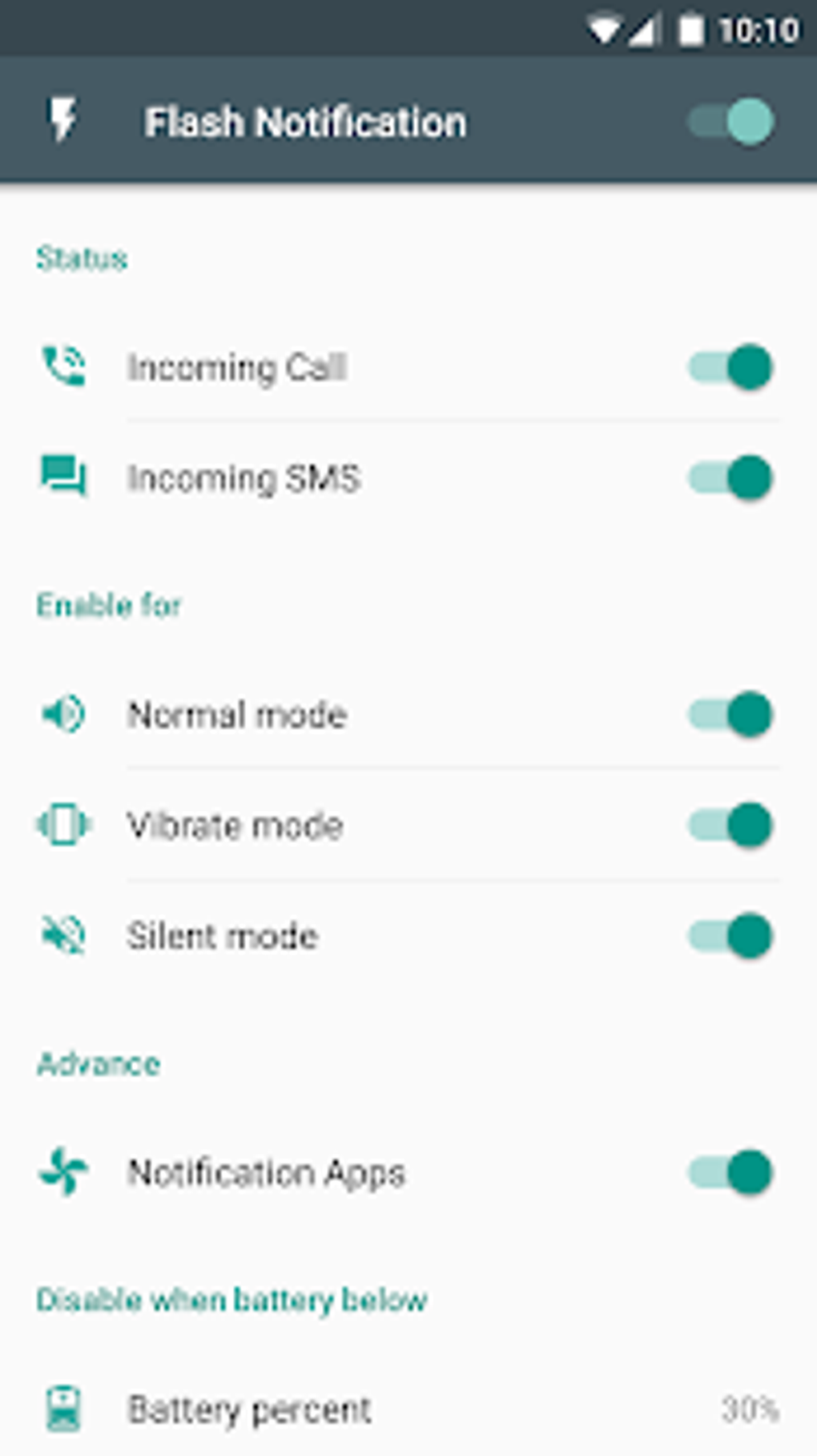 Flash Notification - Call Screen para Android - Descargar