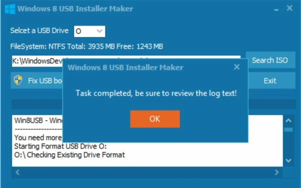 Windows 8 USB Installer Maker (Windows) - Download