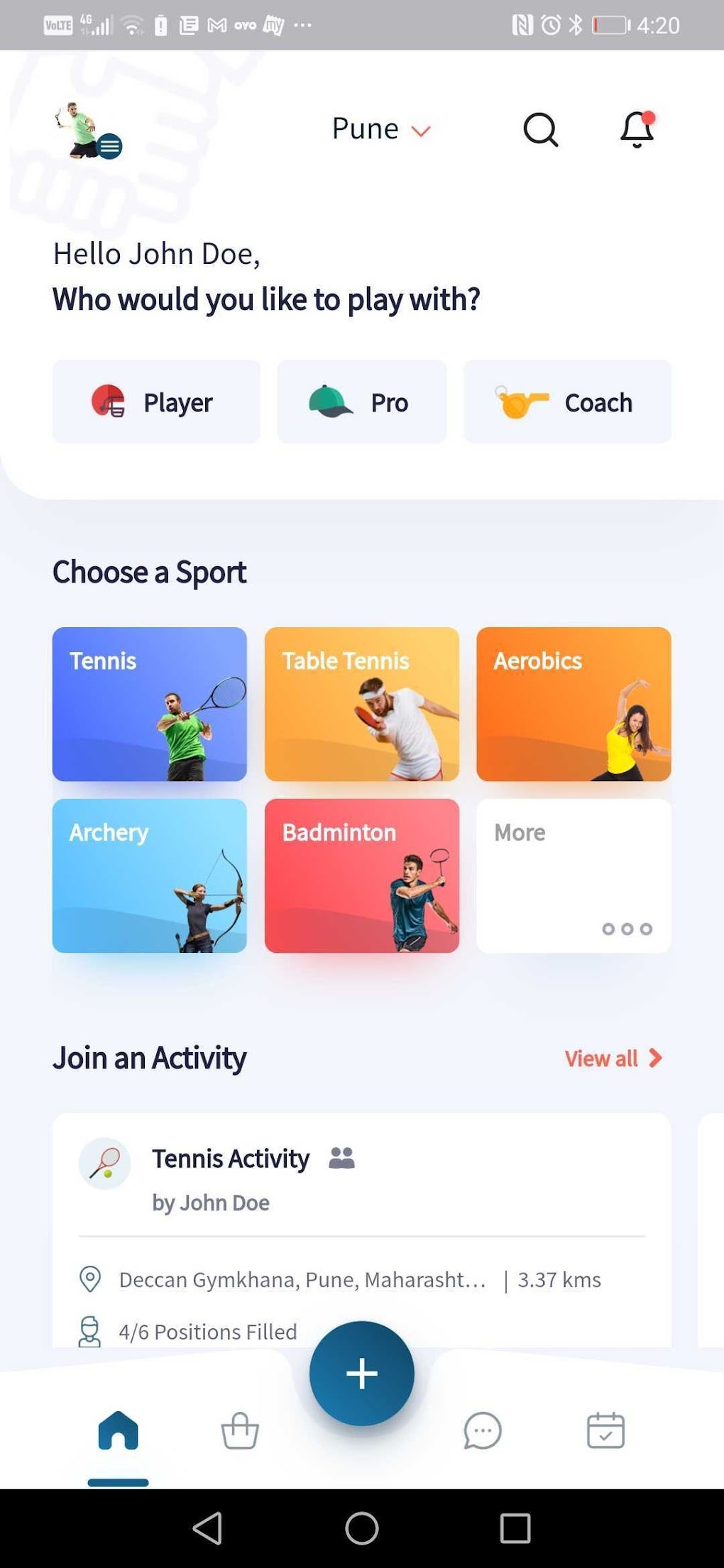 KOODO - Sports Networking App для Android — Скачать