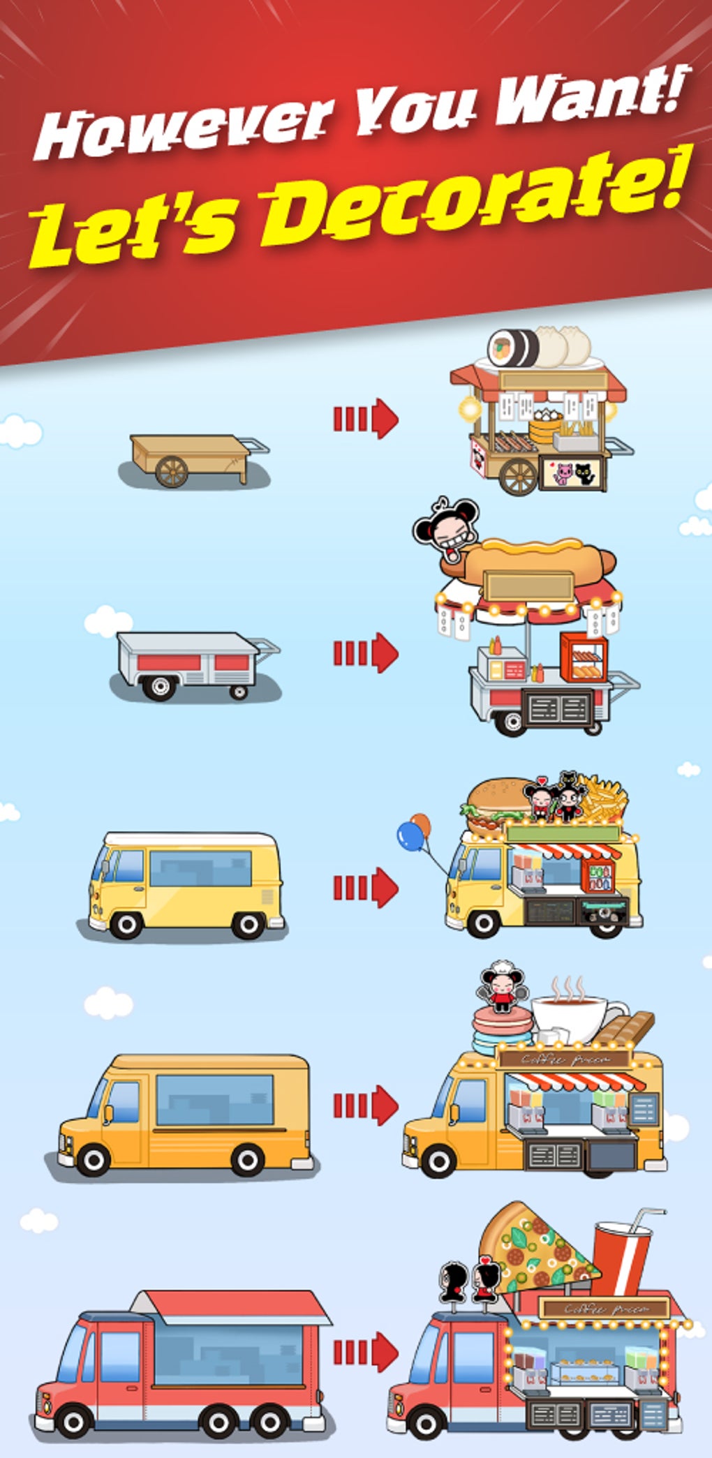 Android 용 Lets Cook Pucca : Food Truck World Tour - 다운로드
