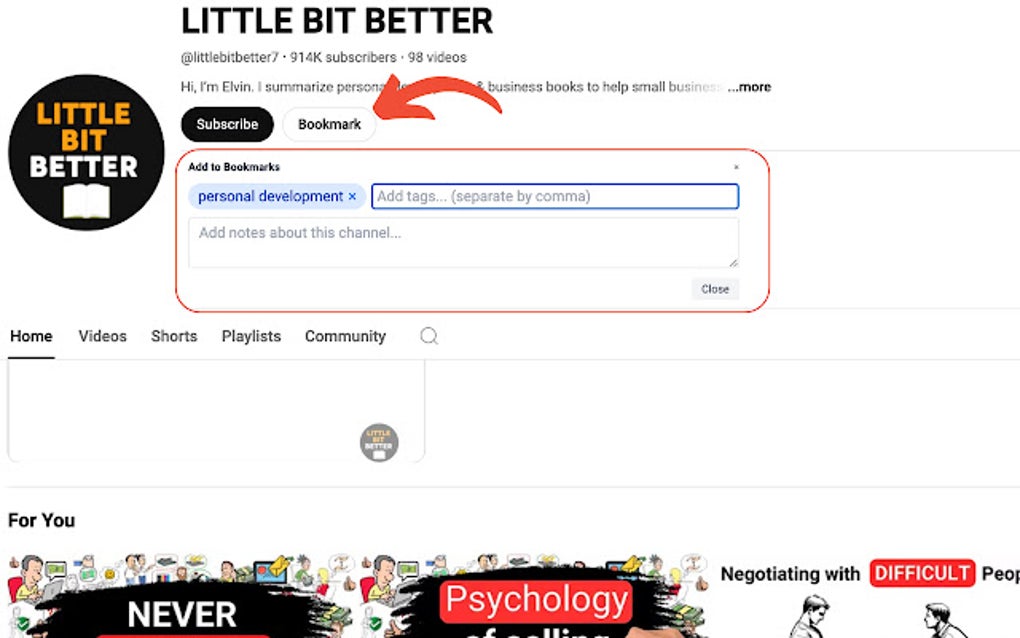 YT Creator Catalog for Google Chrome - Extension Download