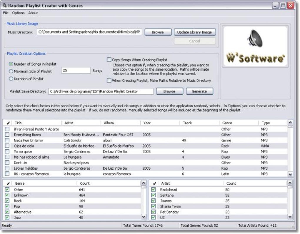 Random Playlist Creator with Genres - Descargar