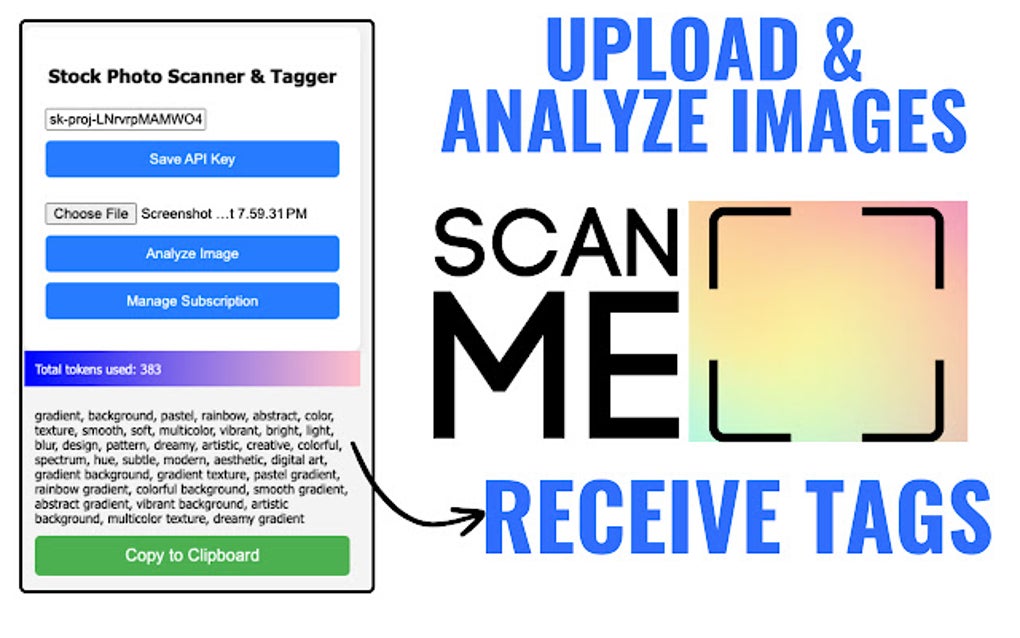 StockPhoto Scanner & Tagger for Google Chrome - Extension Download