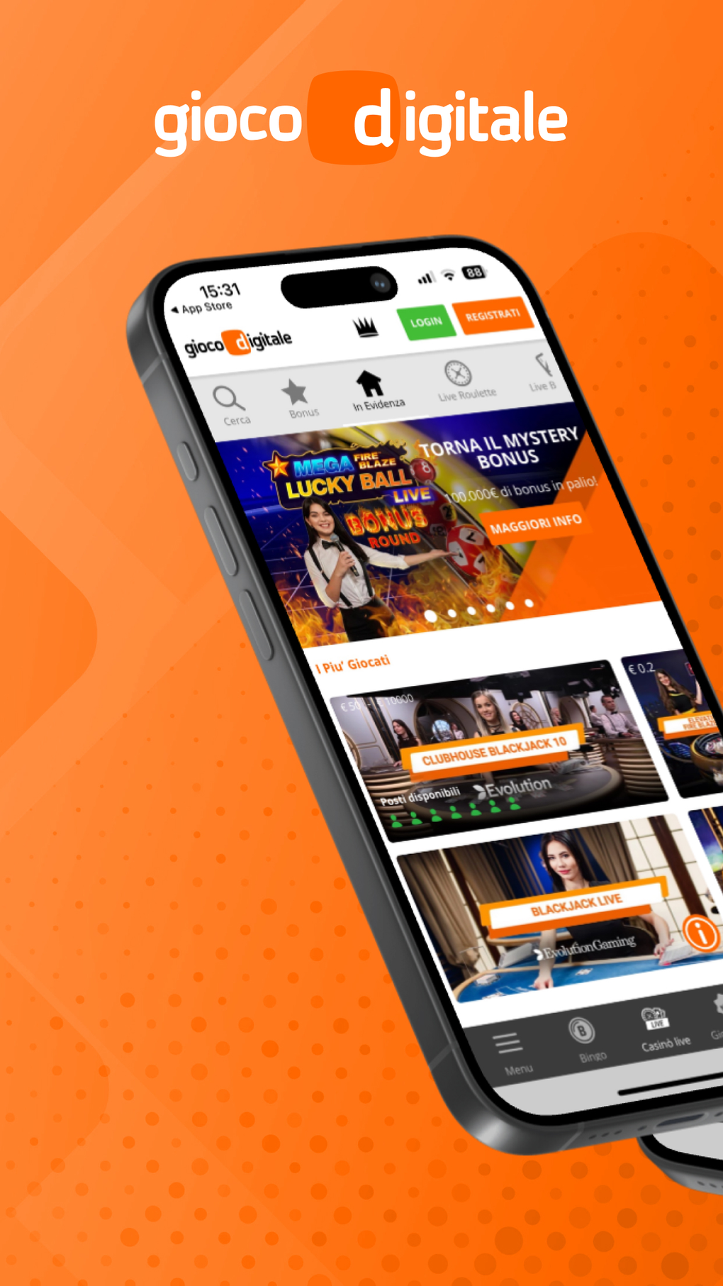Bingo Gioco Digitale para iPhone - Descargar
