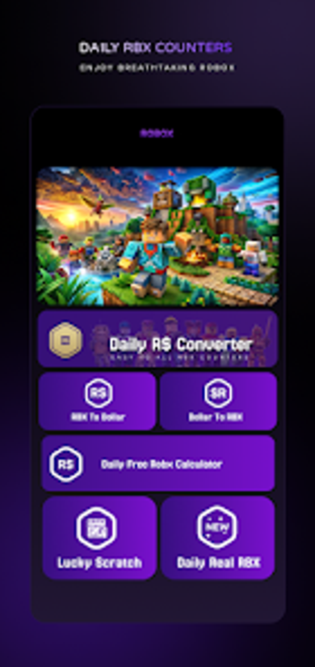 Get Robox Counter : RBX Calc สำหรับ Android - ดาวน์โหลด