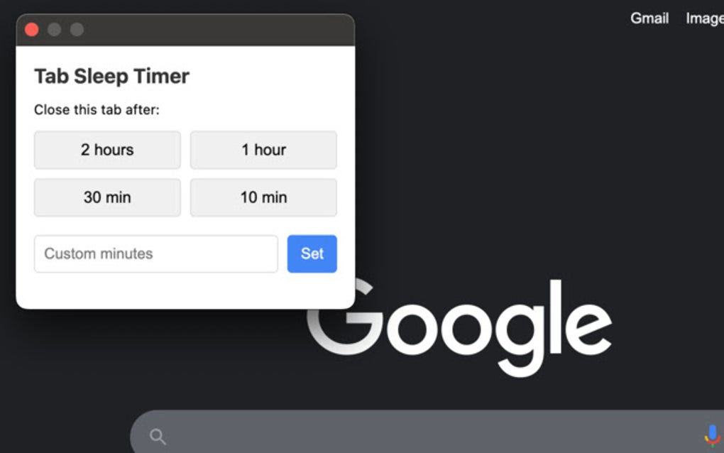 Tab Sleep Timer for Google Chrome - Extension Download