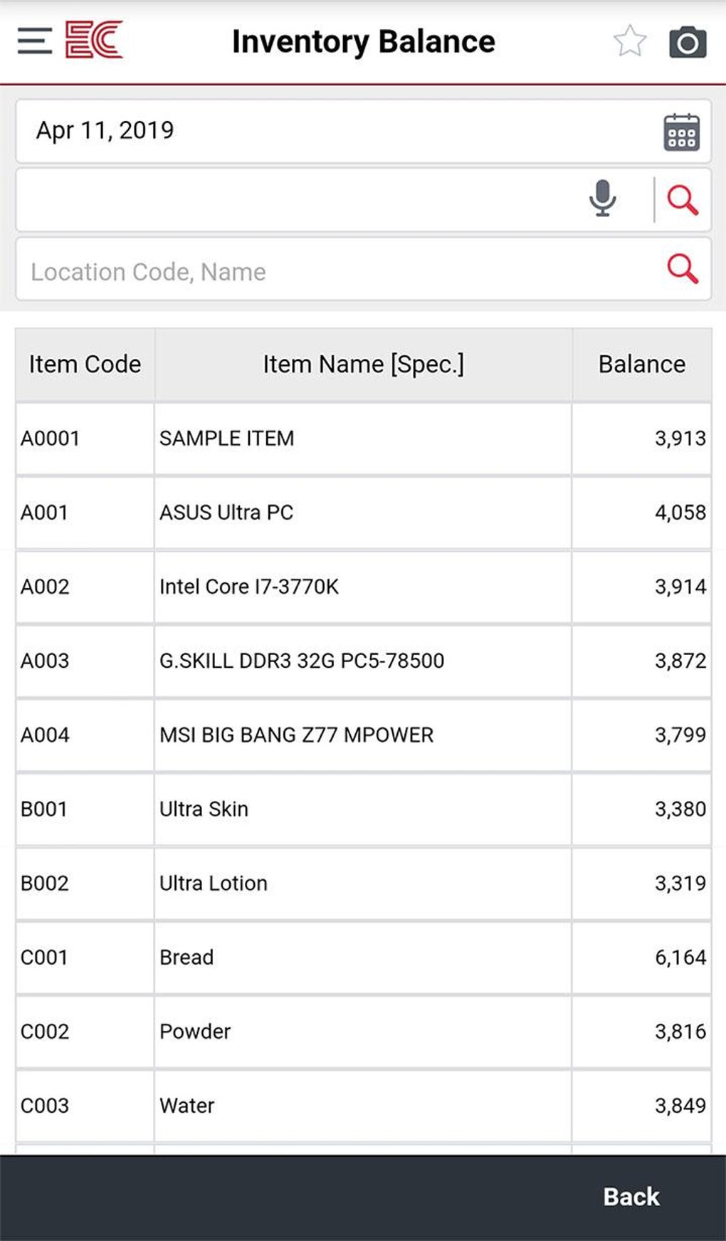 ECOUNT ERP APK cho Android - Tải về