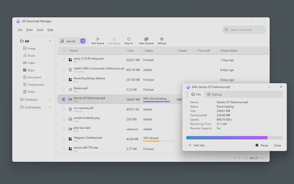 AB Download Manager Browser Integration for Google Chrome - Extension ...