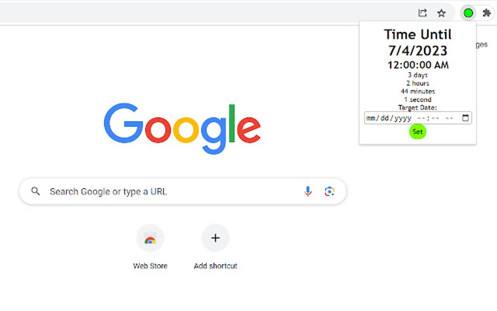 Countdown Timer for Google Chrome - Extension Download