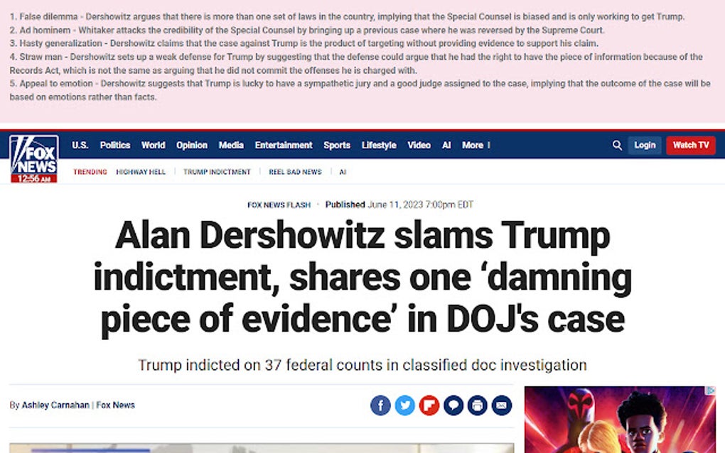 FallacyFilter: Bias & Fallacy Detector for Google Chrome - Extension ...