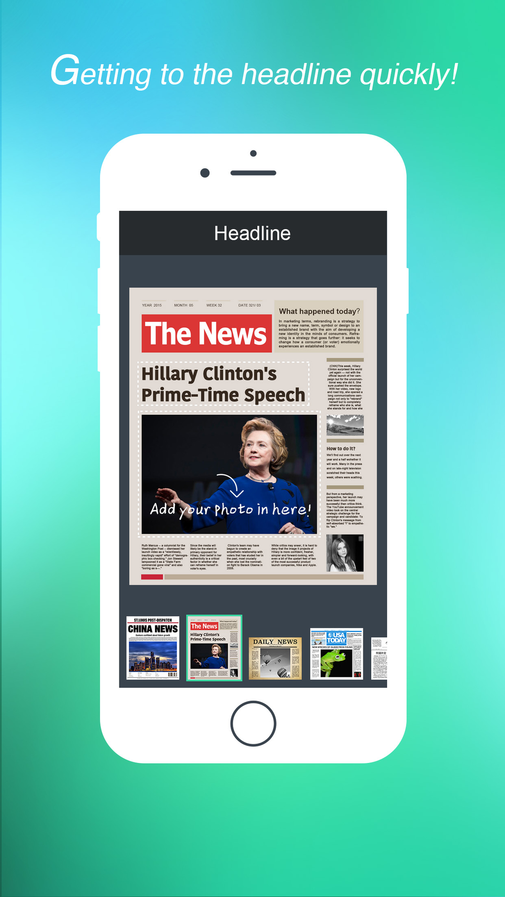 Movie Photo 2- Magazine Newspaper Collage Editor for iPhone - Download