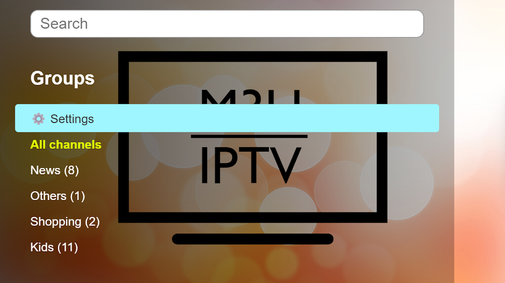 M3U IPTV para Android - Descargar