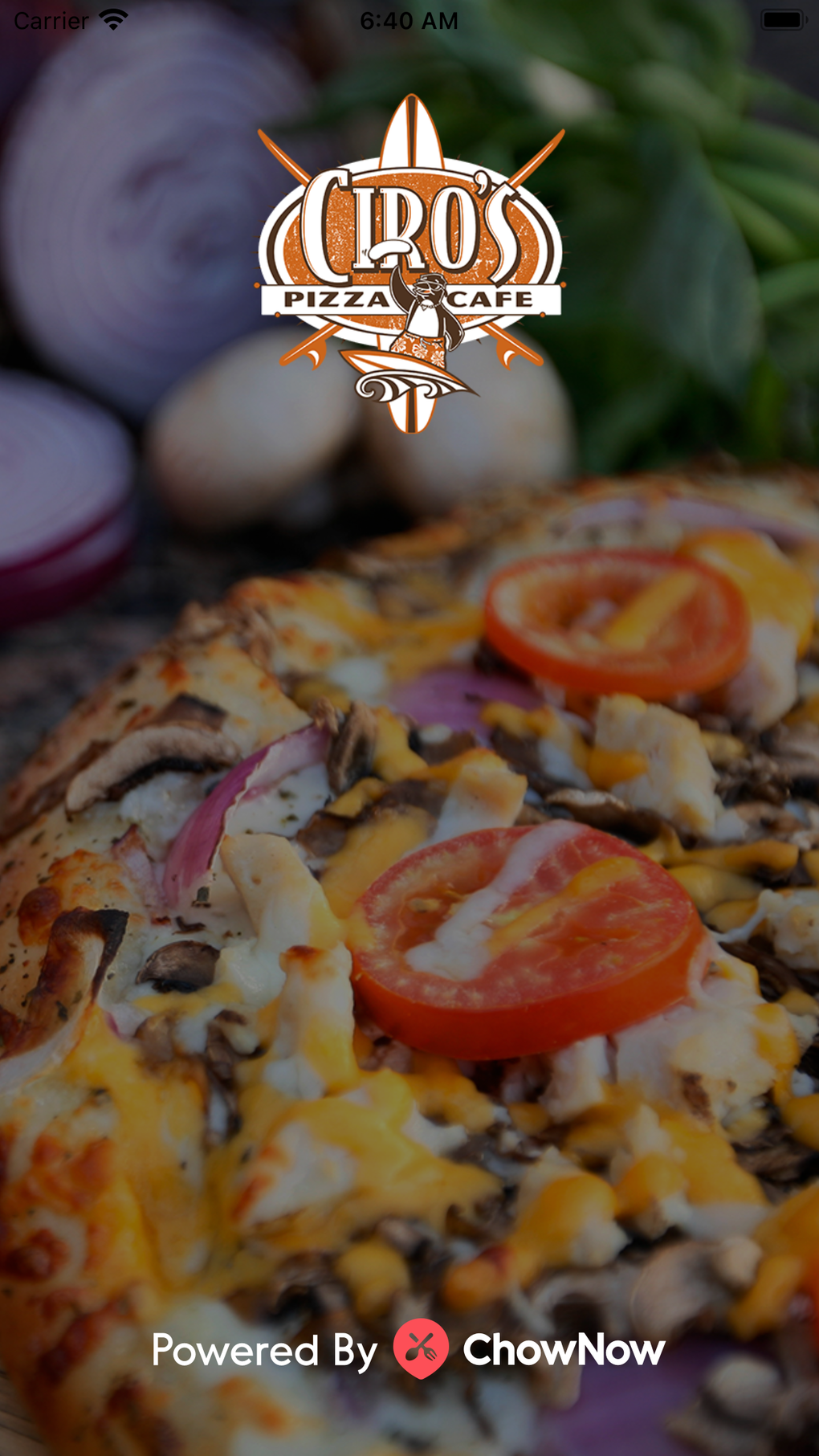 Ciros Pizza Cafe for iPhone - Download