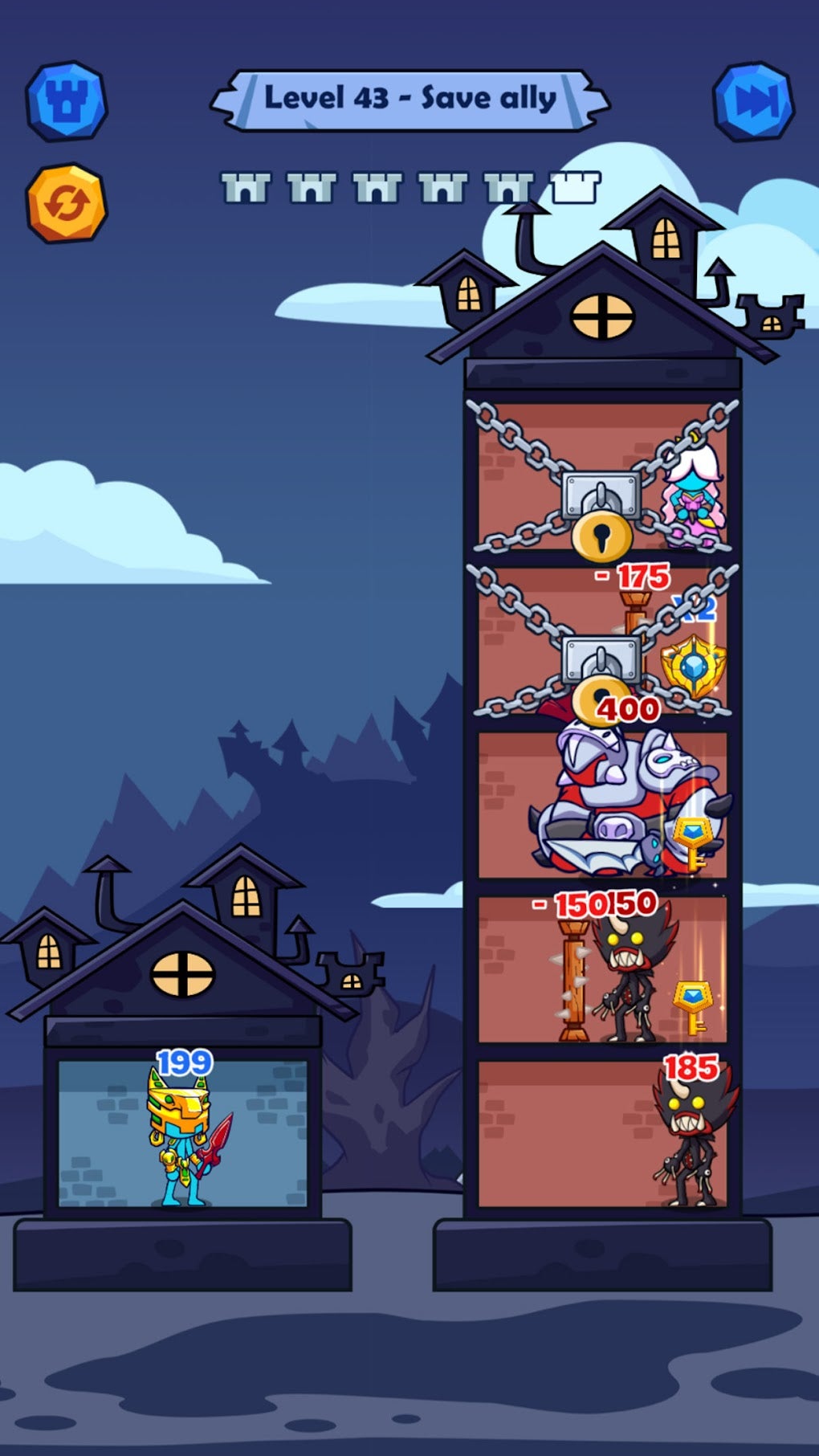 Stick Hero: Horror Tower Wars para Android - Descargar