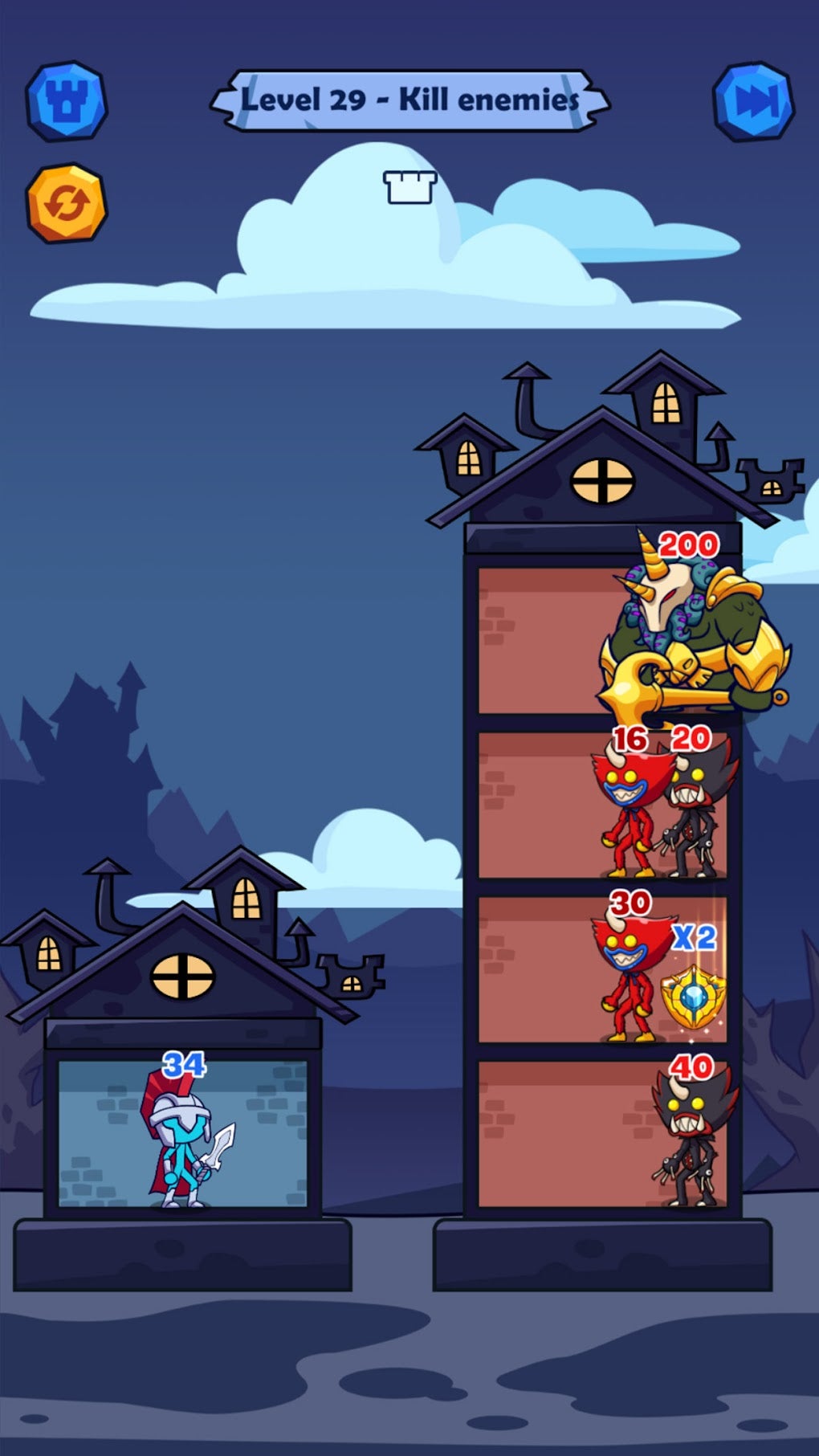 Stick Hero: Horror Tower Wars para Android - Descargar