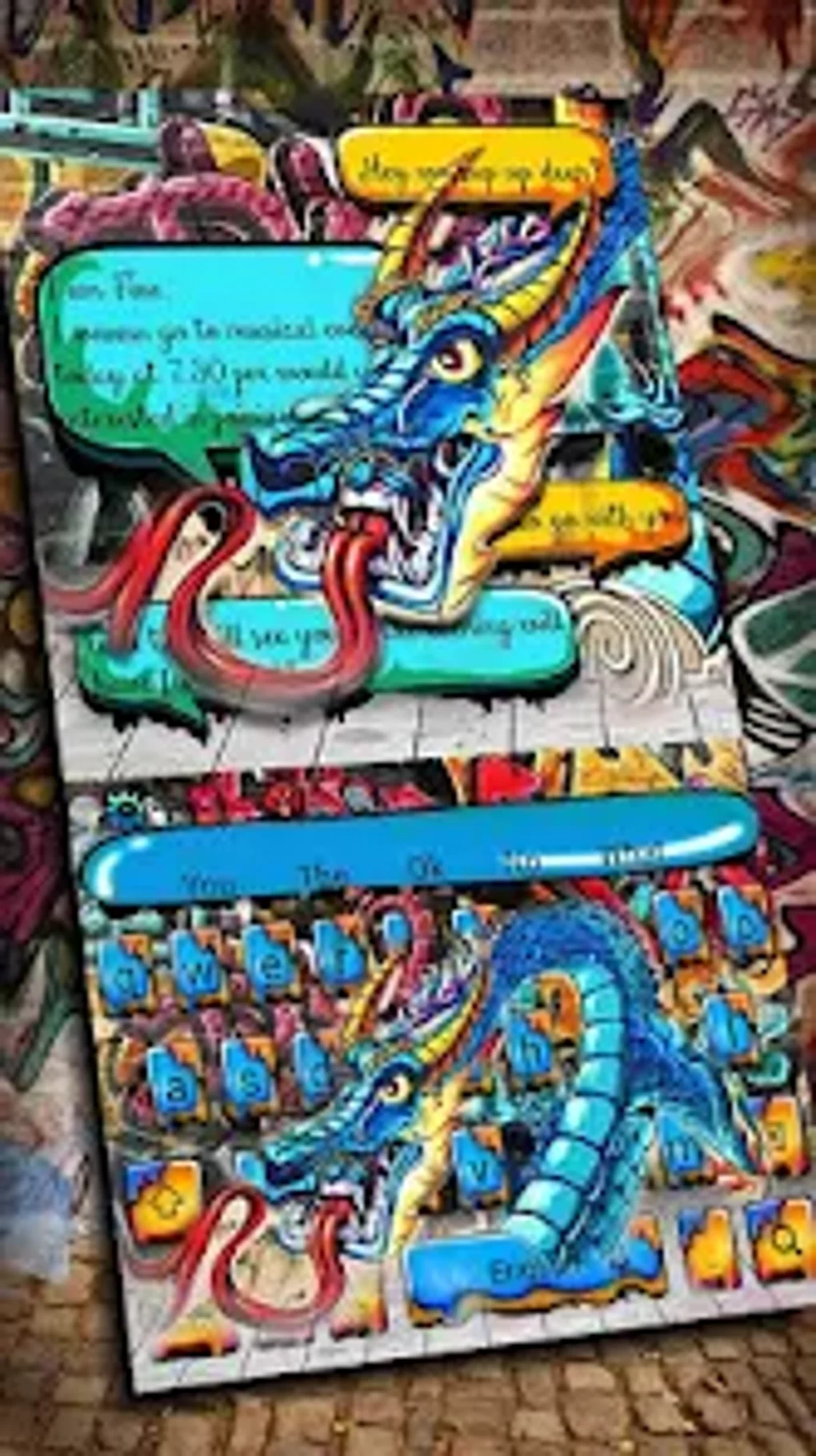 Dragon Graffiti Keyboard for Android - Download