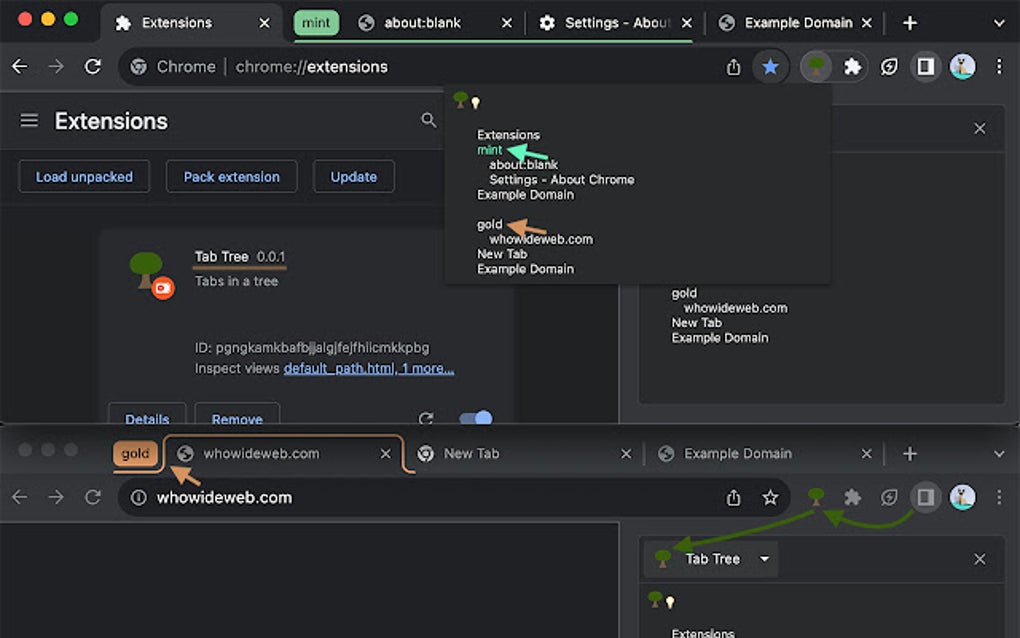 Tab Tree per Google Chrome - Estensione Download