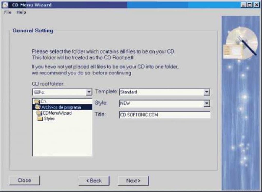 CD Menu Wizard - Descargar