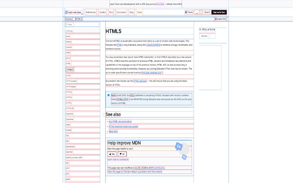 Outline HTML Element Google Chrome 용 - 확장 프로그램 다운로드
