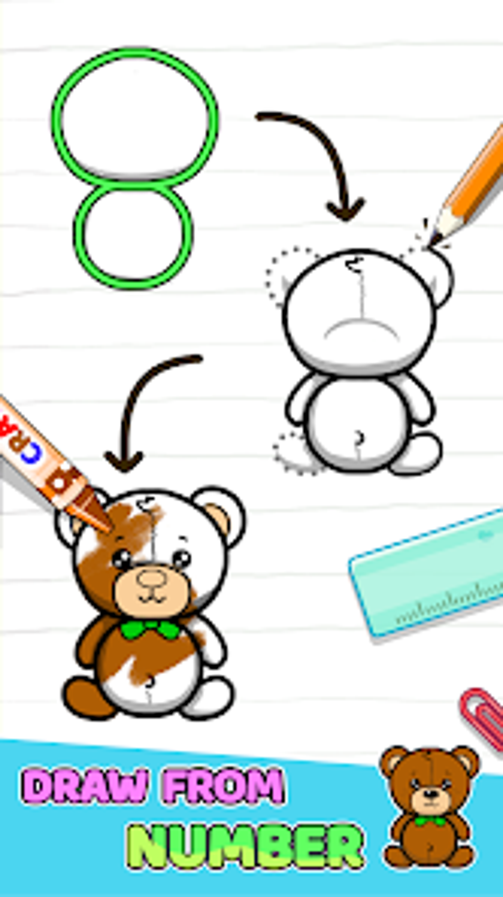 Draw From Number สำหรับ Android - ดาวน์โหลด