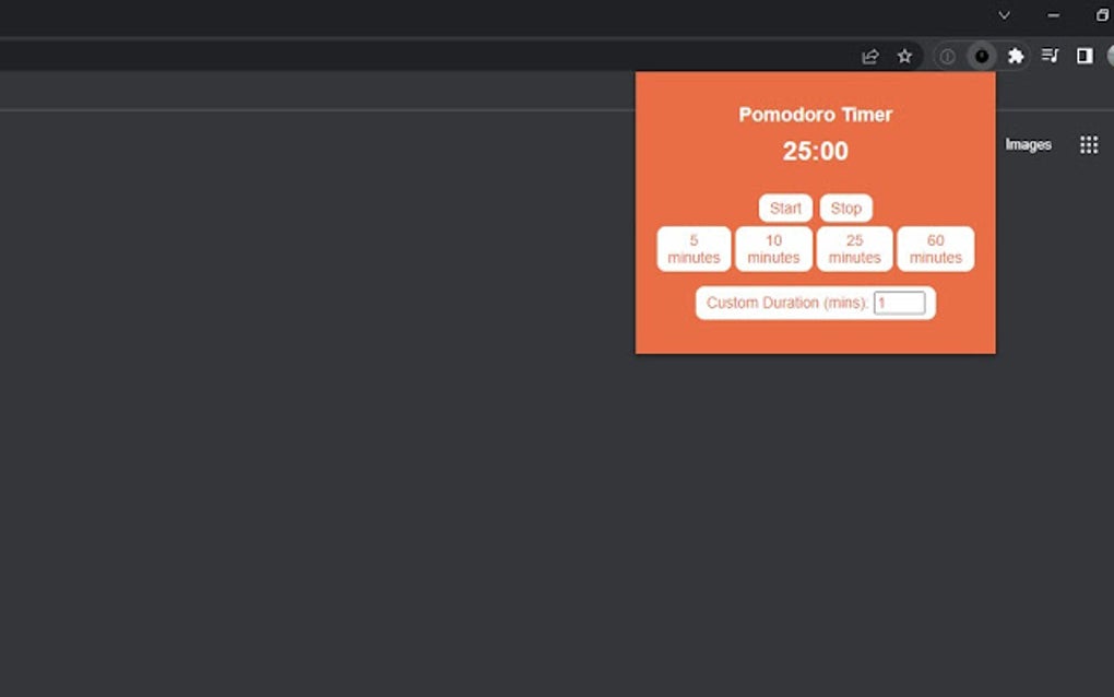 Pomodoro Timer สำหรับ Google Chrome - ส่วนขยาย ดาวน์โหลด