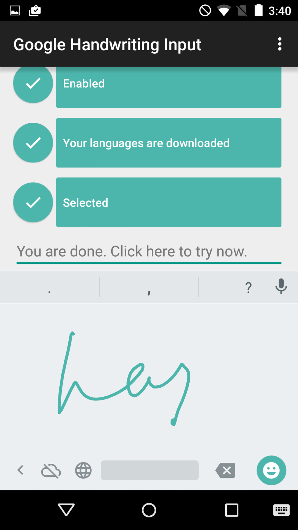 Google Handwriting Input APK Android 