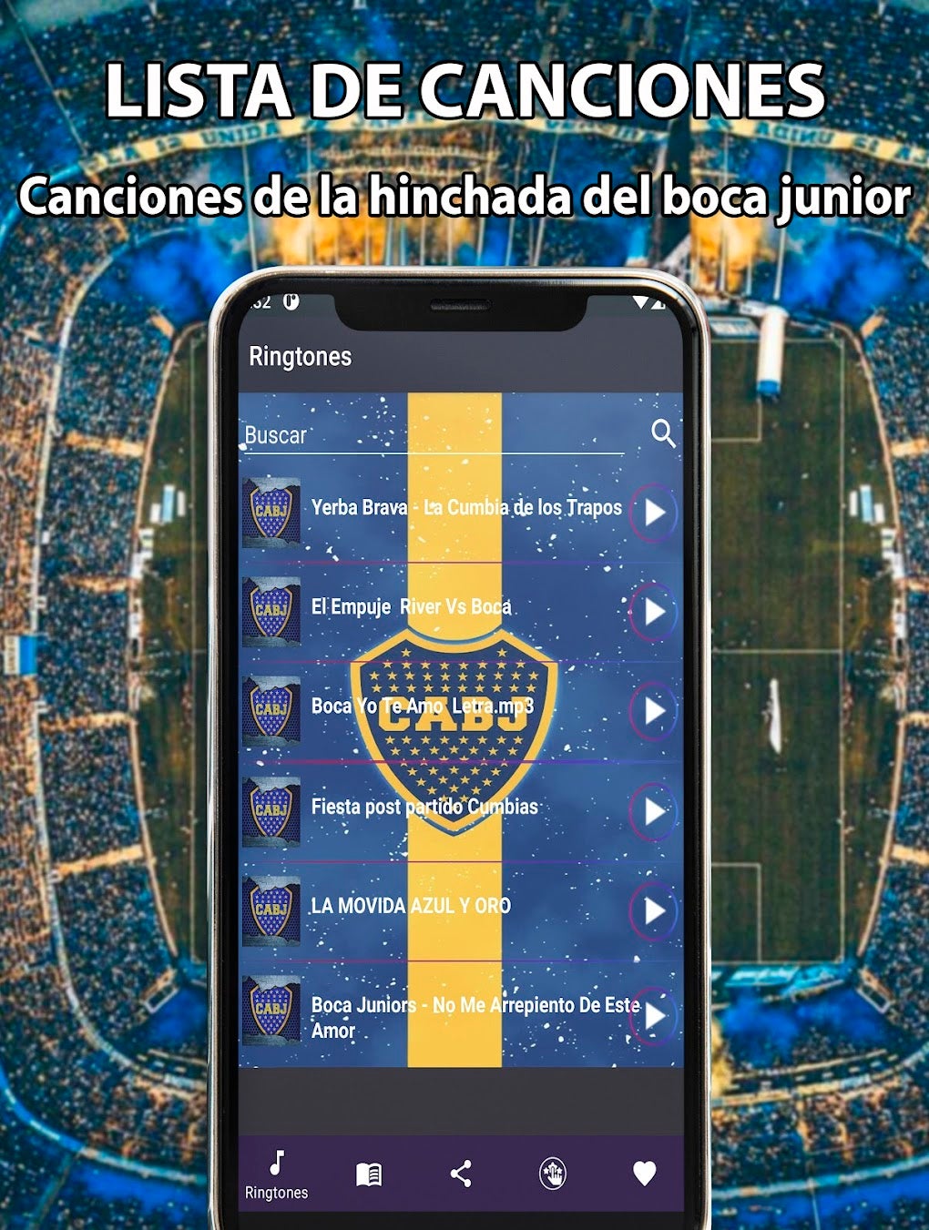 Boca Junior Ringtones para Android - Descargar