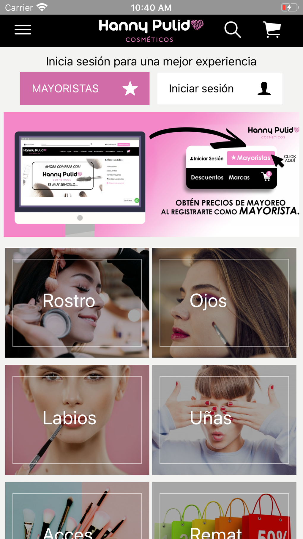 Hanny Pulido Cosméticos para iPhone - Descargar