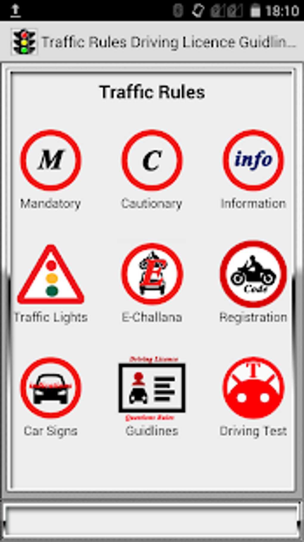 Traffic Rules Driving License Guidelines APK for Android - Download