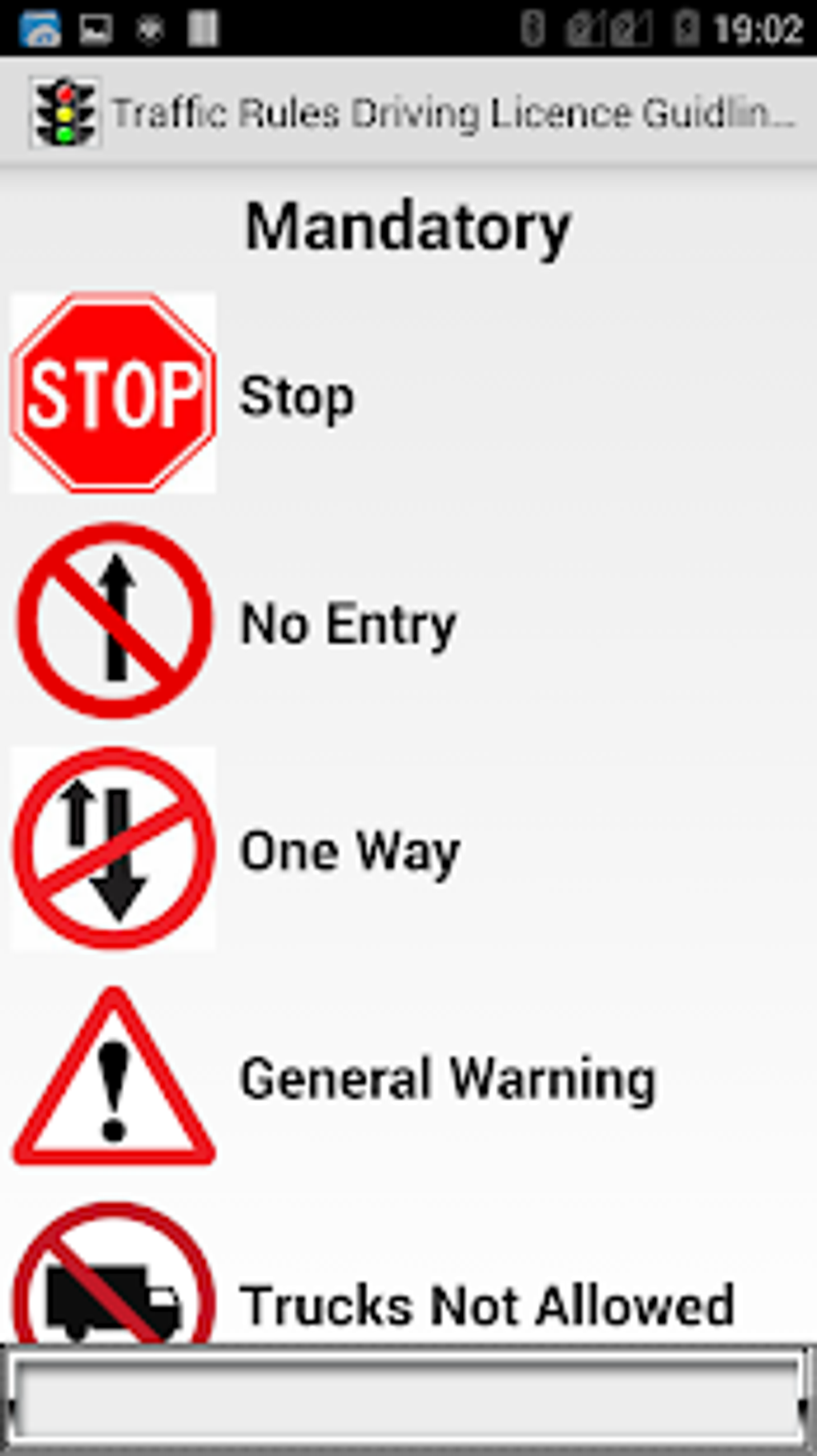 Traffic Rules Driving License Guidelines APK for Android - Download