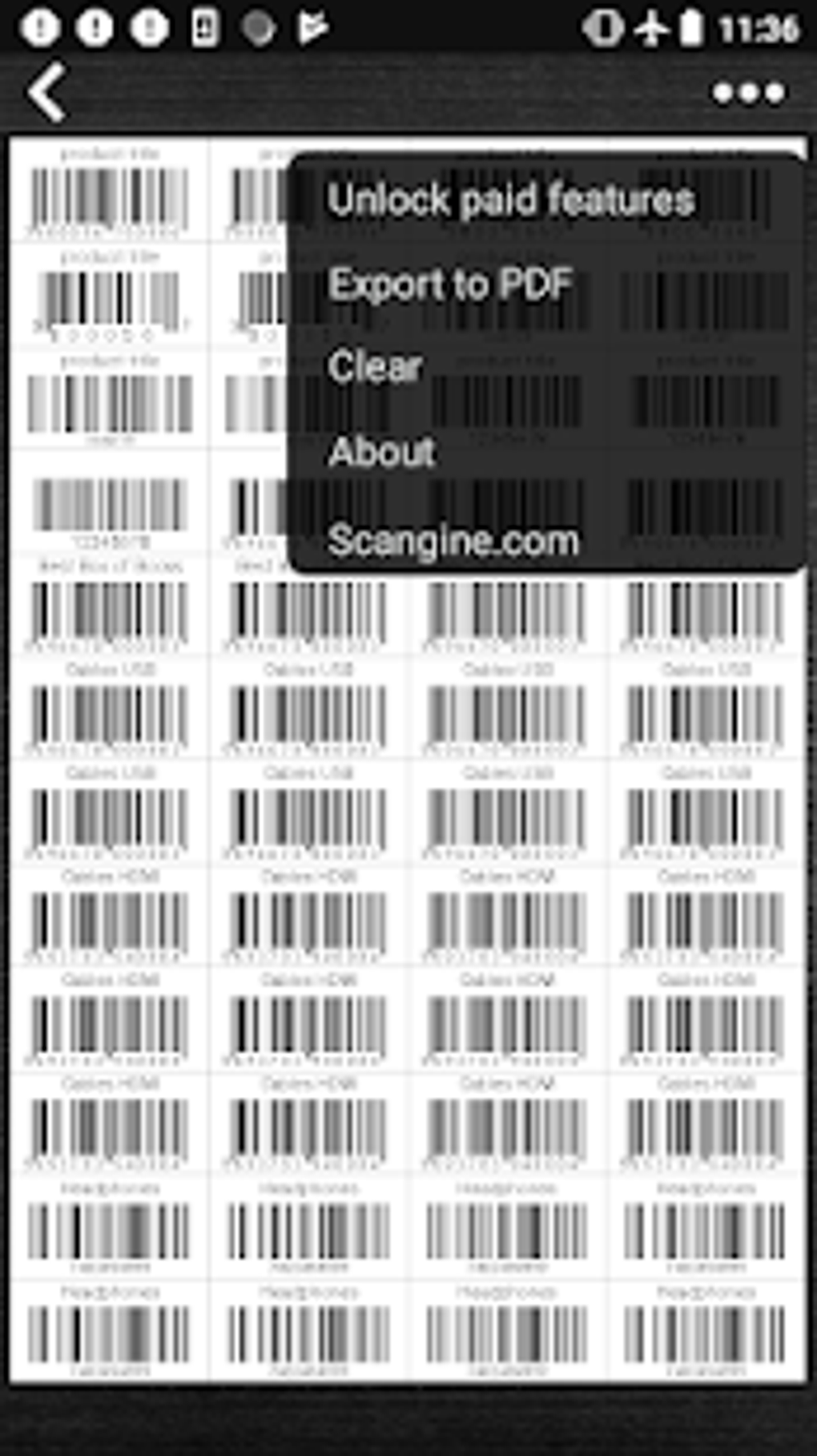 Barcode Maker PDF generate barcodes export PDF APK para Android - Descargar
